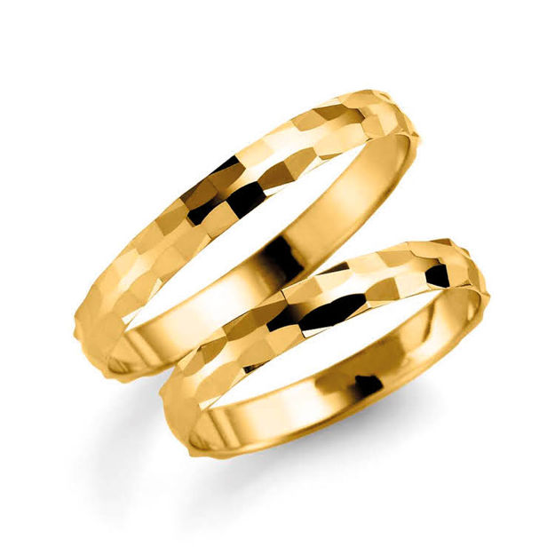 Din Gullsmed. Gull giftering 5mm